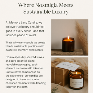 Memory Lane Candles | Handcrafted Nostalgic & Wellness Candles